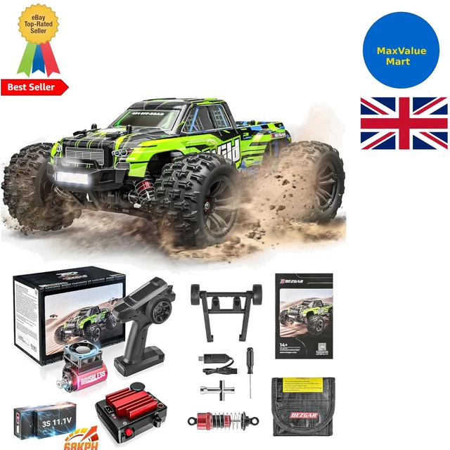 BRUSHLESS RC CAR - 4X4 RTR remote control cars for Adults High Speed ...
