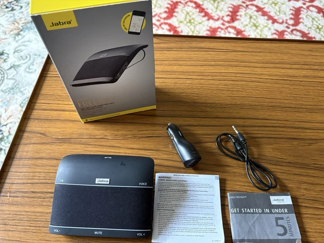JABRA FREEWAY HFS100 Black Bluetooth Wireless Rechargeable In-Car ...
