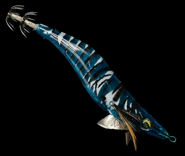 NAKATOMI SQUID JIG Blue Tiger Prawn Size 3.0 Pro egi Fishing Lure EUR ... NAKATOMI SQUID JIG Blue Tiger Prawn Size 3.0 Pro egi Fishing Lure EUR ...