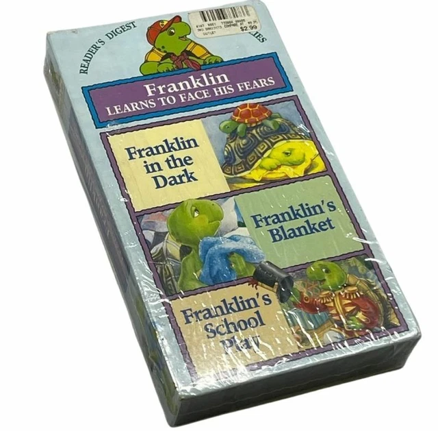 FRANKLIN THE TURTLE Learns to Face his Fears In the Dark VHS Tape NEW £ ...