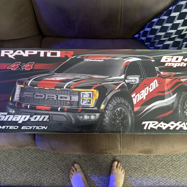 *NEW* SNAP ON Traxxas Ford Raptor R 1:10 4WD RC Truck Limited Edition ...