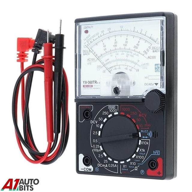 MULTIMETRO ANALOGICO OHM Volt DC Tester Di Corrente AC/DC Con Sonda Di ...