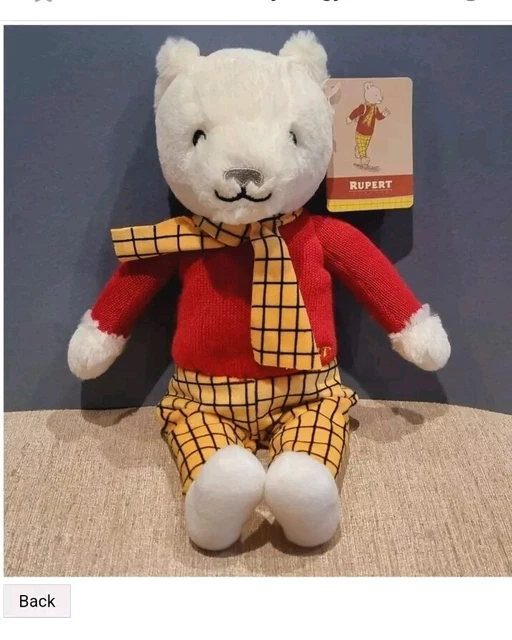 RUPERT THE BEAR Soft Toy Rainbow Toys NEW ~Rare Retired BNWT £94.31 ...