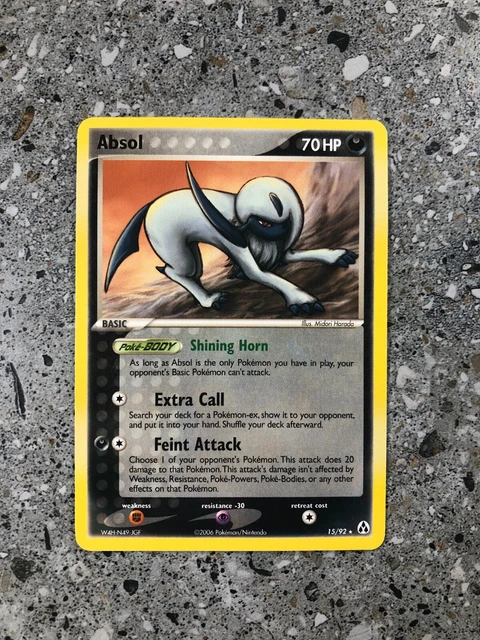 POKEMON TCG CARDS Absol 15/92 Legend Maker Rare NM EUR 5,82 - PicClick FR