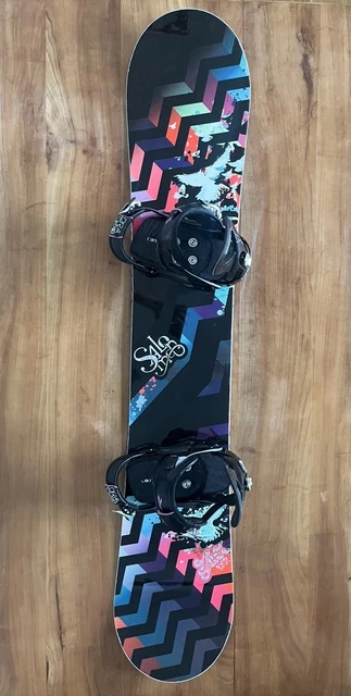 SNOWBOARD SALOMON LAEK152 mit Bindung, 152cm lang, Damenboard EUR 110 ...