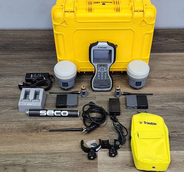 TRIMBLE R10 DUAL GPS GNSS Beidou Galileo RTK Base & Rover Setup w/ TSC3 ...