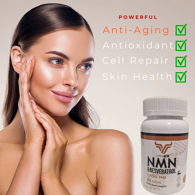 NMN CLEAN 99.9% Nicotinamide NMN Resveratrol, 1100mg Anti-aging Antioxidant(UK) £12.49 - PicClick UK