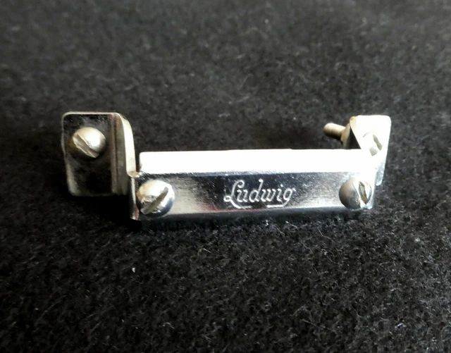VINTAGE LUDWIG SCRIPT Logo Butt 60s 70s Complete with Mounting Bolts £ ...