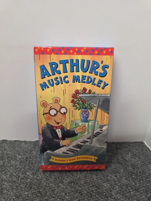 ARTHUR - ARTHURS Music Medley VHS Tape 2004 PBS Kids Cartoon Show Rare ...