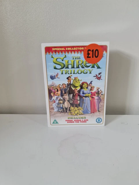THE SHREK TRILOGY DVD 2007 3-Disc Box Set Special Collectors Edition ...