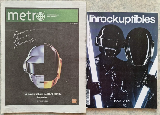 DAFT PUNK PACK Magazine + Newspaper + clippings Pack Collection FRANCE ...