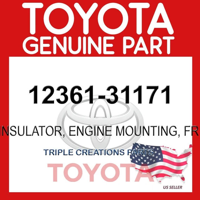 12361-31171 OEM GENUINE Toyota Insulator, Engine Mounting, Front ...