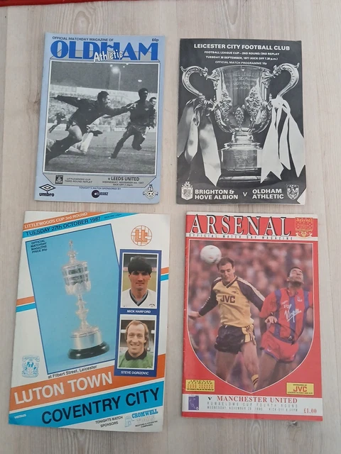FOOTBALL LEAGUE CUP Football Programmes x 13 from the 1970s & 1980s £2. ...