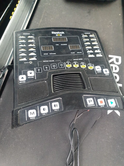 REEBOK ZR8 TREADMILL Display screen Console control Keyboard Keypad Top ...
