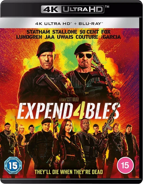 EXPENDABLES 4 REMASTERED 4K Uhd Blu-Ray Sylvester Stallone 2023 New ...