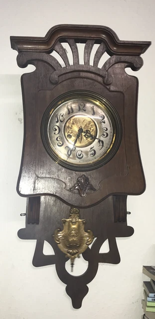 ANTIKE WANDUHR,PENDELUHR REGULATOR Gründerzeit um 19Jh JUNGHANS A09 ,75 ...