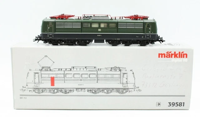 MÄRKLIN H0 39581 E-Lok BR 151 017-1 der DB, Digital Sound, in OVP EUR ...