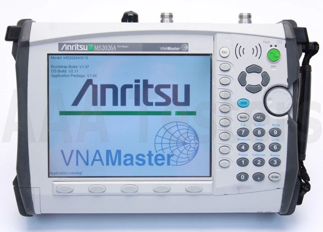 ANRITSU MS2026A MANUAL VNA Master Vector Network Analyzer 6GHz MS2026 ...