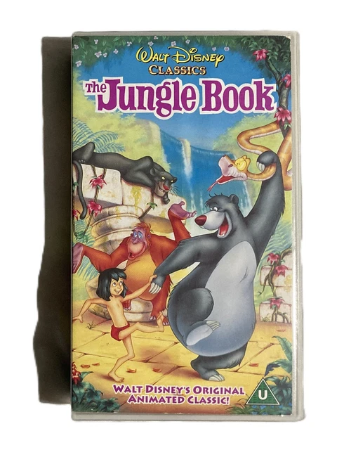 THE JUNGLE BOOK VHS Video Tape Movie Film Walt Disney Classics 1991 ...