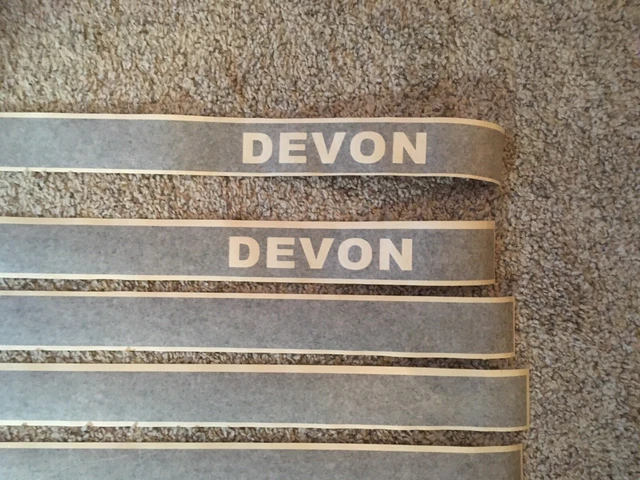 VOLKSWAGEN CAMPERVAN ‘DEVON’ Decal Set T25 Type 3 £12.99 - PicClick UK