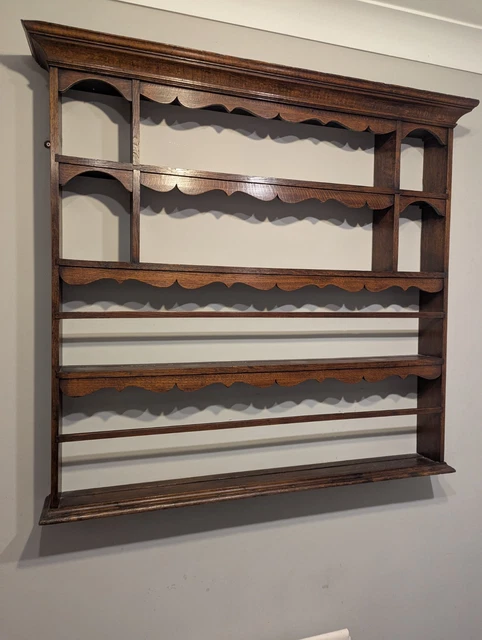 ANTIQUE SOLID OAK delft rack from 18th century £413.70 - PicClick UK