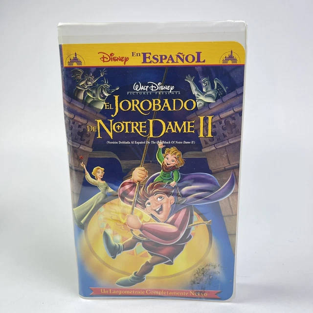 DISNEY SPANISH VHS Tape El Jorobado De Notre Dame II Hunchback Of Notre ...