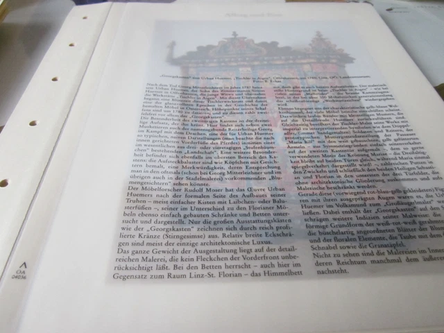 OBERÖSTERREICH ARCHIV 4 4036 Georgskasten 1785 von Urban Huemer EUR 6 ...