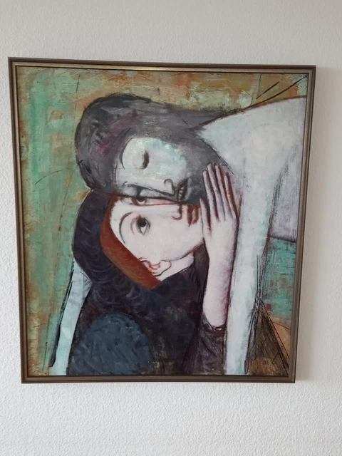 GEMÄLDE ORIGINAL JAN Schlesinger gerahmt 'Kreuzabnahme' EUR 350,00 ...