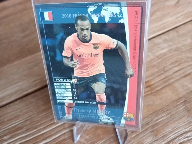 PANINI WCCF INTERCONTINENTAL Clubs 09/10 Thierry Henry FC Barcelona ...