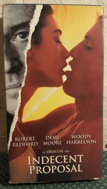 INDECENT PROPOSAL ROBERT Redford Woody Harrelson 1993 VHS Tape £3.88 ...