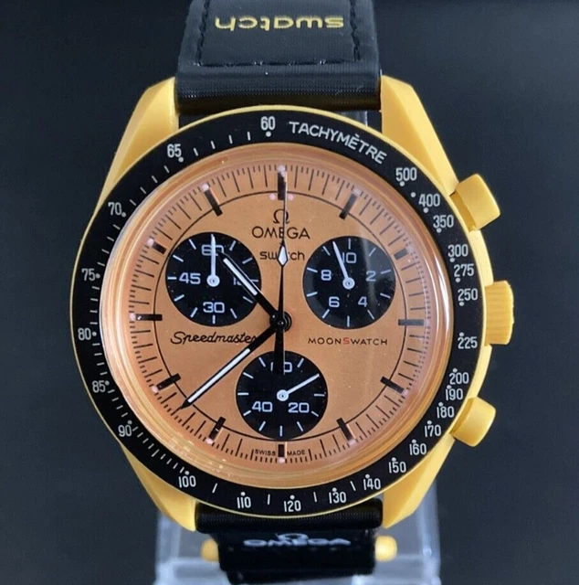 OMEGA X SWATCH Speedmaster Moonswatch Mission to the Sun A1 condition £ ...