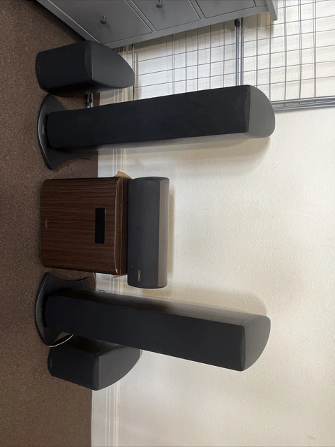 MISSION 5.1 SURROUND Elan E34 Speaker Set, Subwoofer+Amplifier included ...