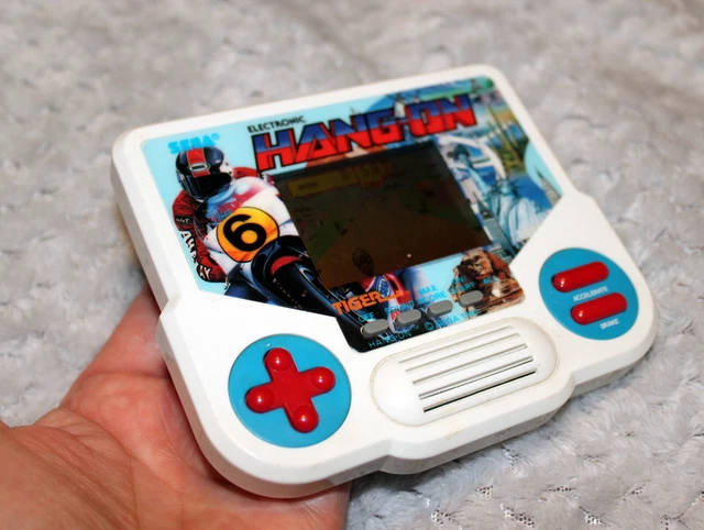 SEGA HANG-ON TIGER Handheld Arcade Game Vintage 1983 £50.00 - PicClick UK