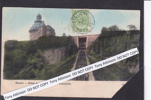 FRENCH RAILWAYS - Namur Funicular Railway - Vintage Postcard - # L9245 ...