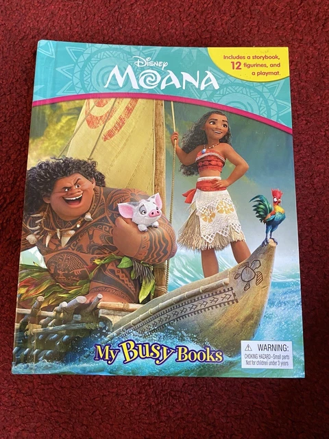 DISNEY MOANA - My Busy Book (Storybook, 12 personaggi e tappetino da ...