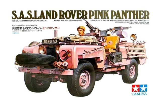 BRITISH SAS LAND Rover Defender Pink Panther #35076 1/35 Tamiya EUR 17 ...