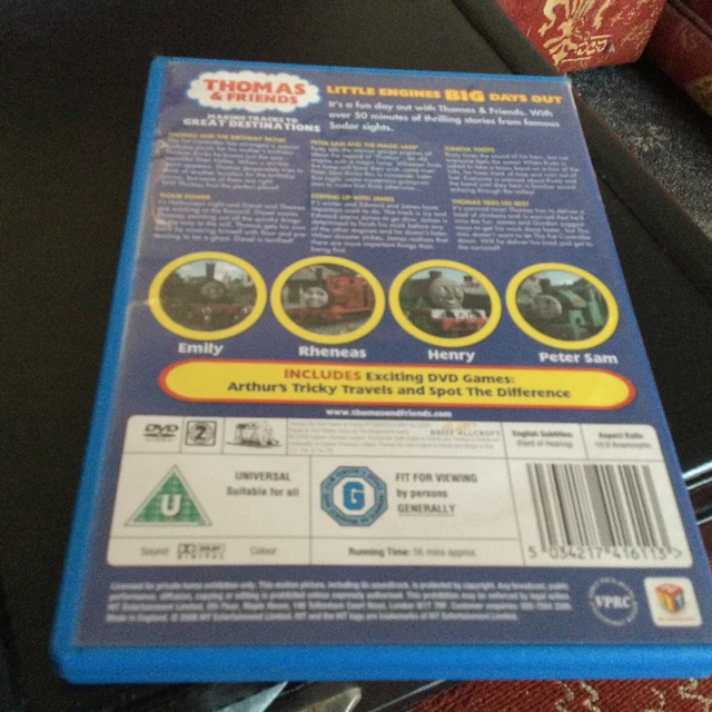 THOMAS AND FRIENDS - Little Engines, Big Day Out (DVD, 2009) £0.99 ...