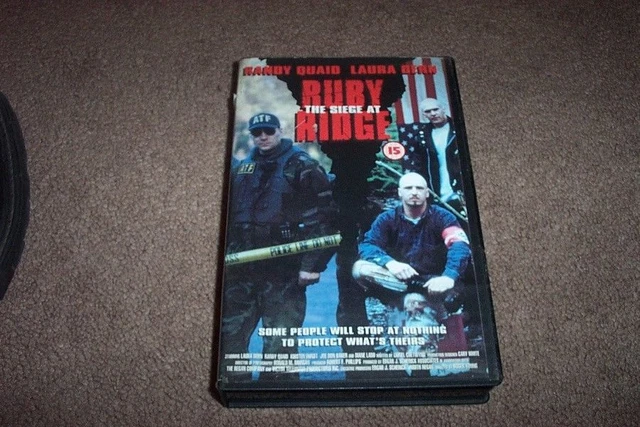 THE SIEGE AT Ruby Ridge VHS Randy Quaid Kirsten Dunst Laura Dern true ...