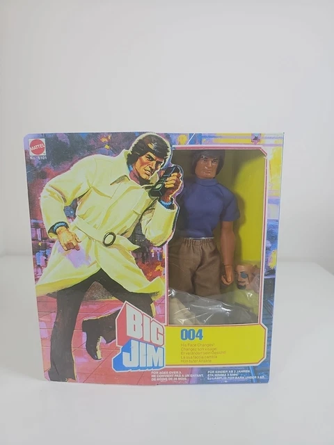 MATTEL BIG JIM AGENTE 004 6 Facce Repro Box EUR 259,00 - PicClick IT