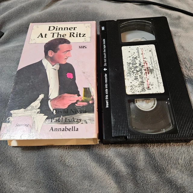 DINNER AT THE Ritz (VHS) David Niven, Annabella £2.87 - PicClick UK