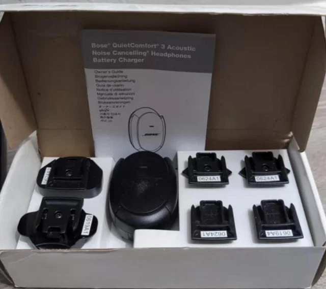 BOSE QUIETCOMFORT 3 Li-ion Battery Charger QC3 100-240v World Voltage ...