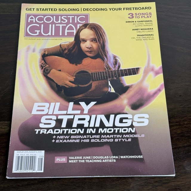 ACOUSTIC GUITAR BILLY Strings Cover Story July/Aug 2025 & 3 Songs To ...