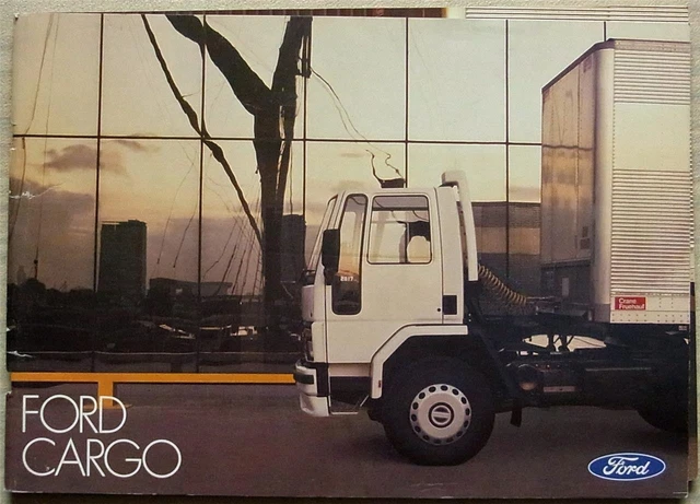 FORD CARGO COMMERCIAL Vehicles Sales Brochure Apr 1983 #FB750 TIPPER ...