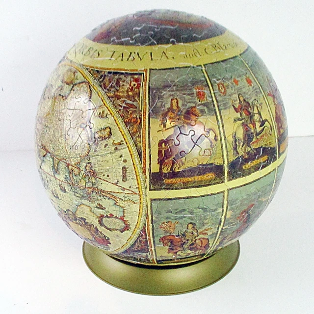 HISTORICAL WORLD MAP Globe (540 Piece 3D Jigsaw, 2004 Ravensburger ...