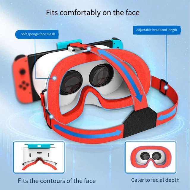 VIRTUAL REALITY GLASSES for Nintendo Switch Dive into 3D Gaming ...