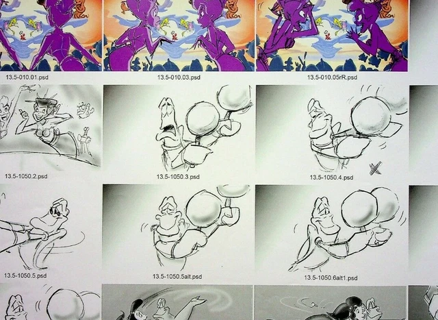 THE LITTLE MERMAID Ariel's Beginning Production Film Storyboard ...