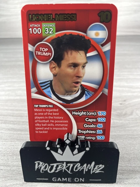 LIONEL MESSI TOP Trump World Football Stars 2015 Argentine EUR 2,83 ...