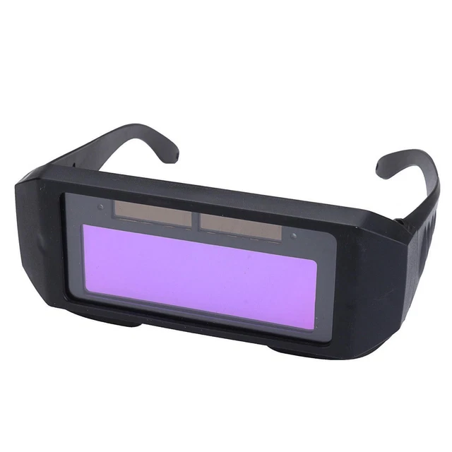 1*SOLAR POWERED AUTO Darkening Welding Mask Helmet Eyes Goggle Welder ...