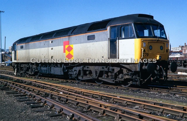 ORIGINAL RAILWAY SLIDE: Class 47 Diesel 47279 Norwich 1989 D-2327 £3.49 ...