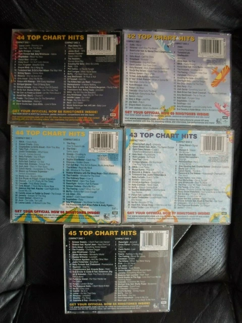 NOW THATS WHAT I CALL MUSIC, CDs, VOLUMES 65-69 INCLUSIVE, 10 CDs, USED ...